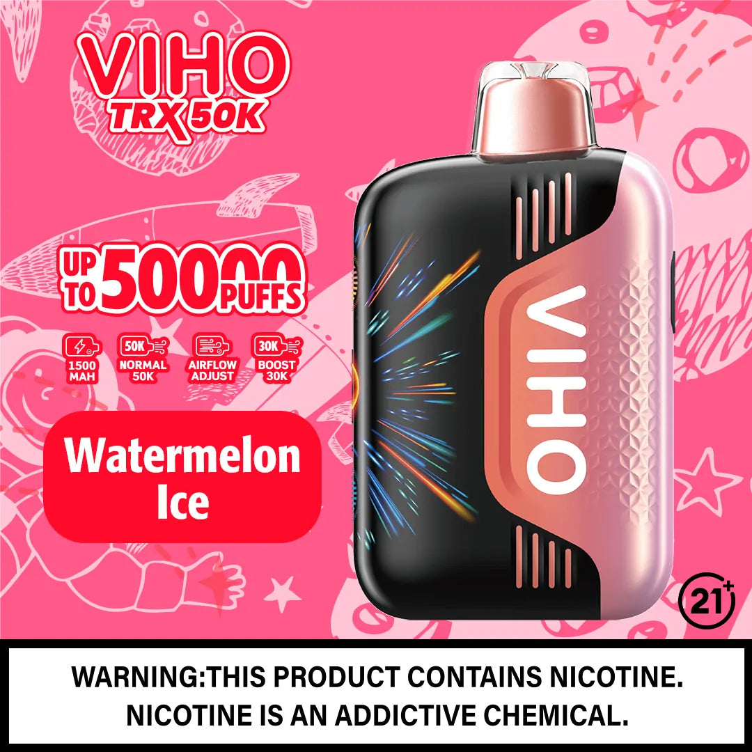 Watermelon Ice VIHO TRX 50k Disposable Vape — NicDelivery