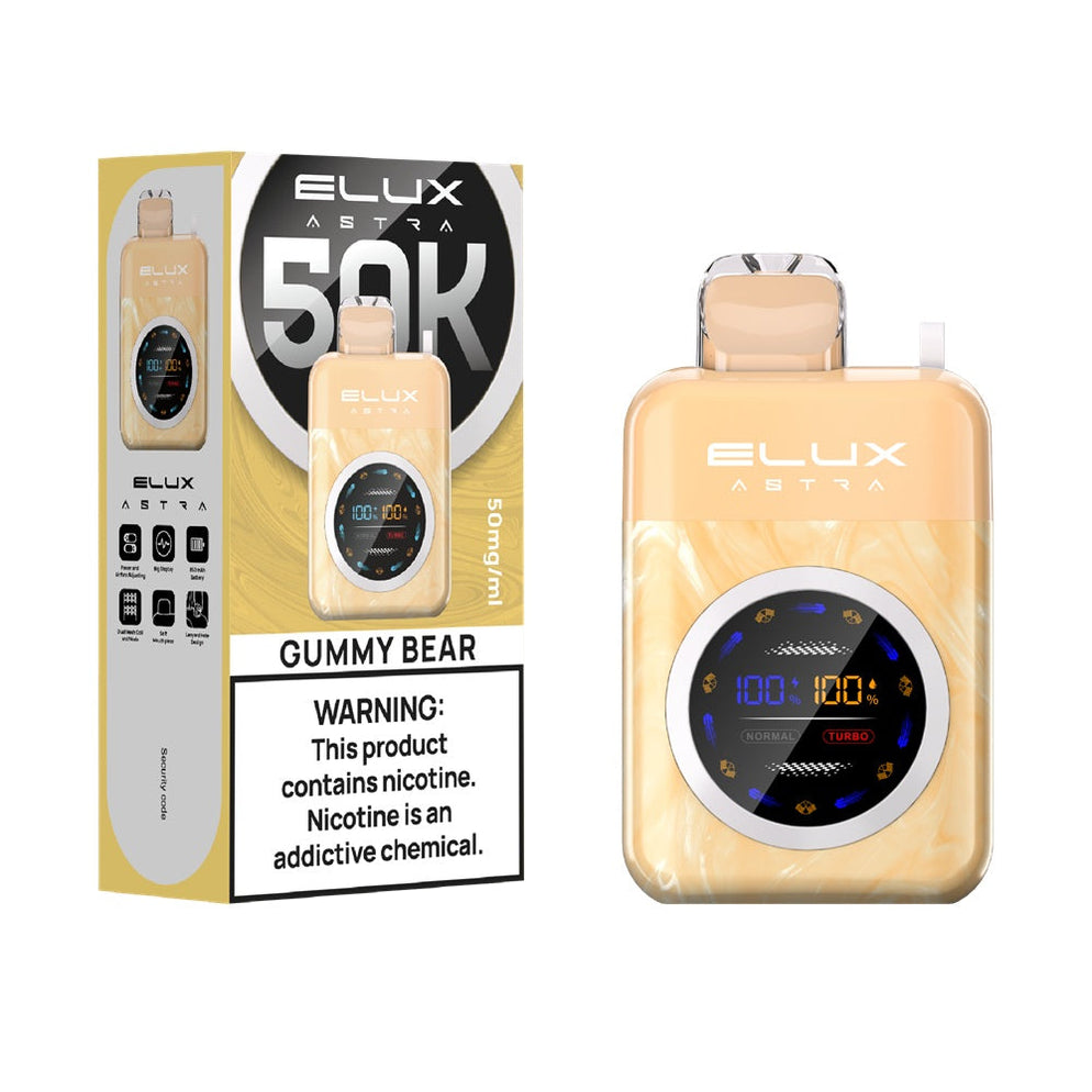 Gummy Bear Elux Astra 50K Disposable Vape — NicDelivery