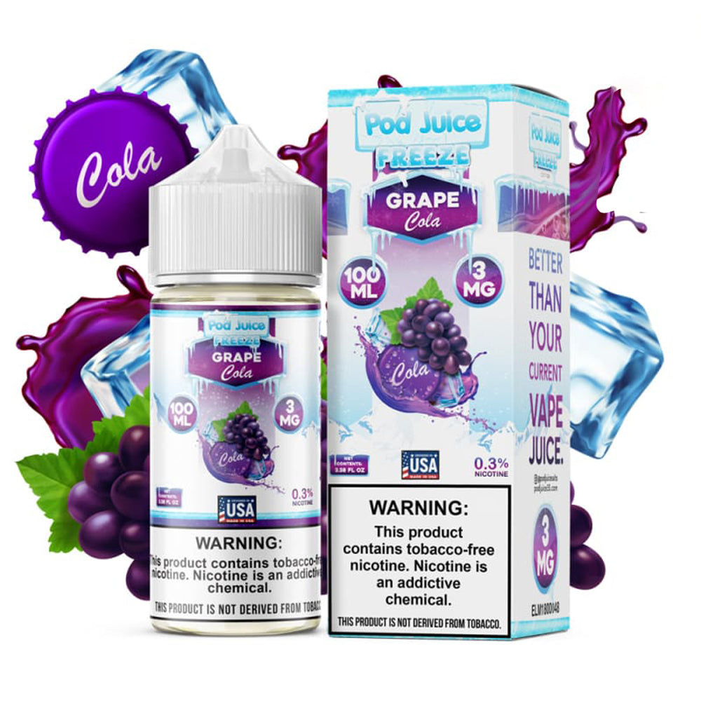 Grape Cola Freeze By Pod Juice 55 E-Liquids - $13.99 Vape Juice ...